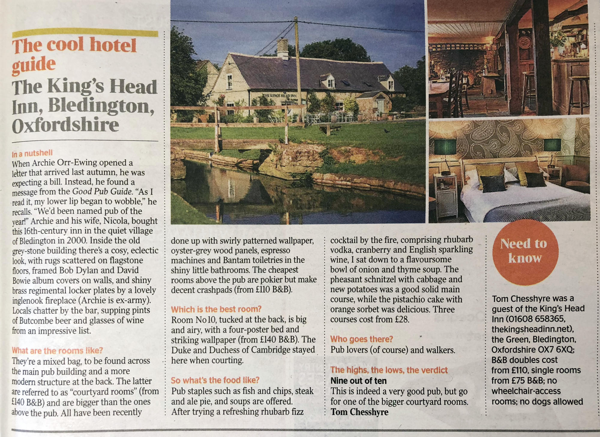 The Kings Head Inn Bledington Archives - Bantam Life